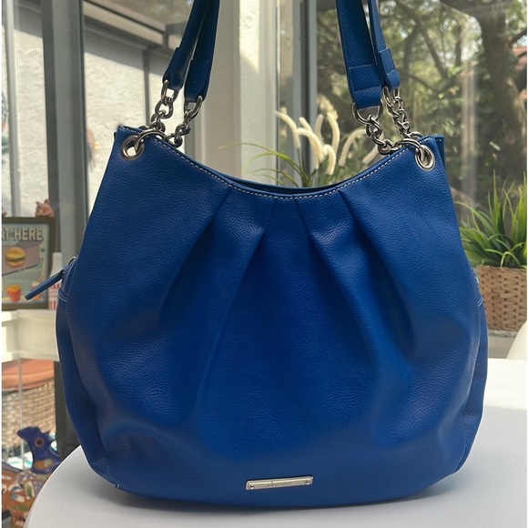 Nine West | Bags | Nine West Blue Hobo Bag | Poshmark